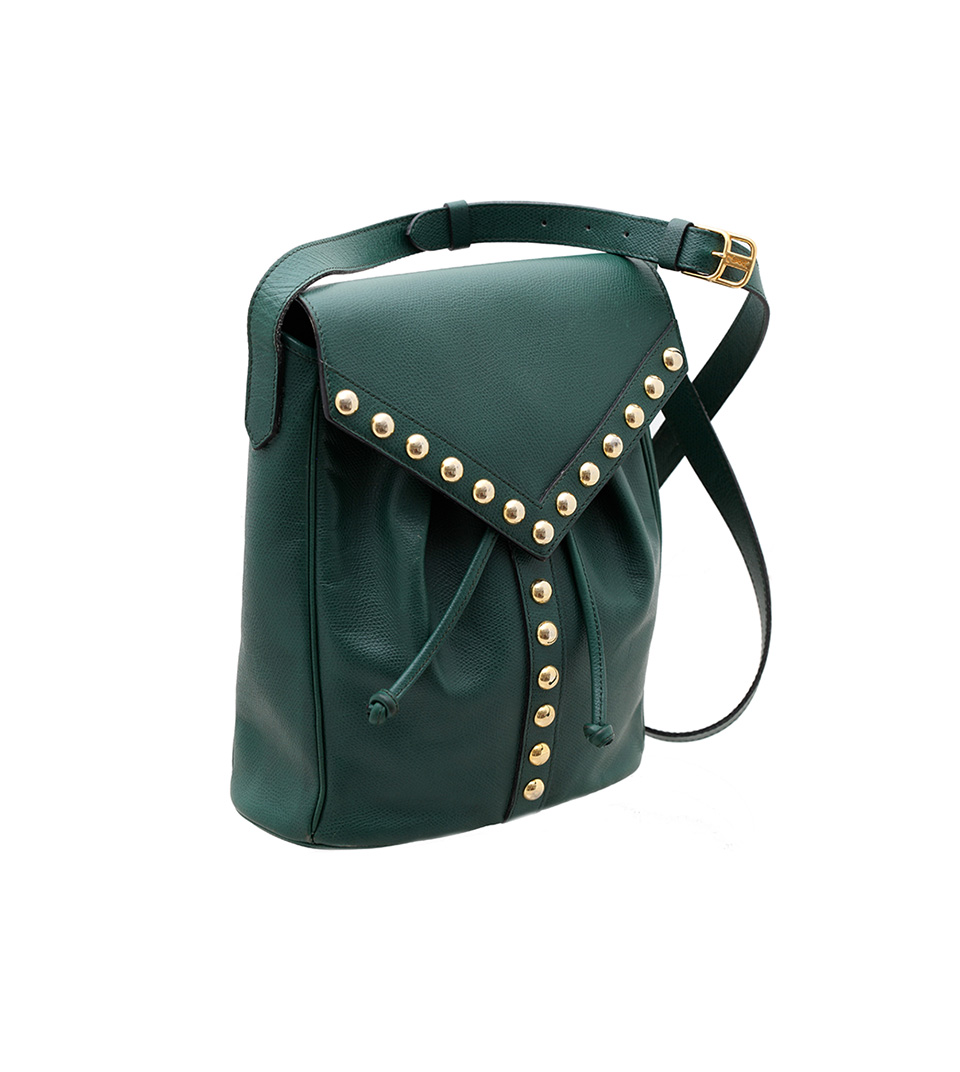 YSL GREEN SHOULDER BAG | VINTAGE PARIS