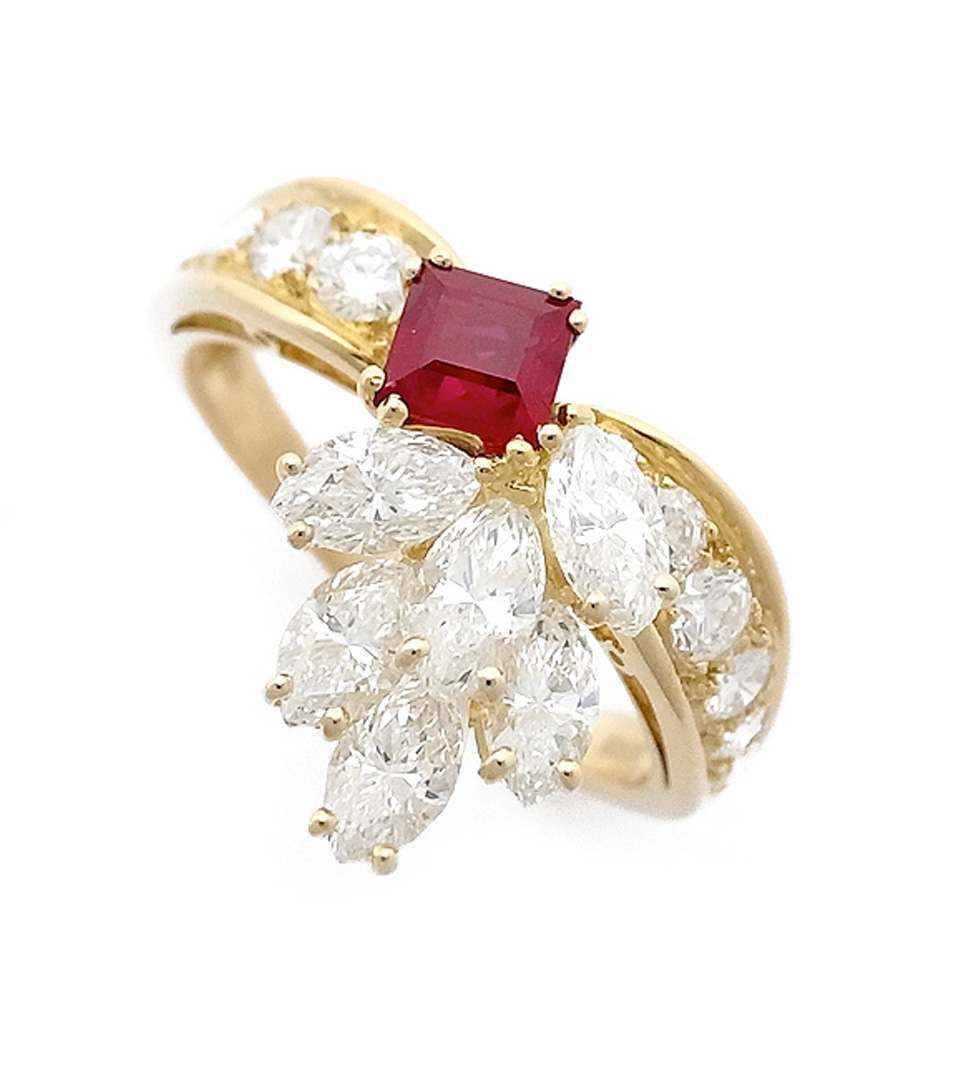 PIAGET RUBY DIAMOND RING | VINTAGE PARIS