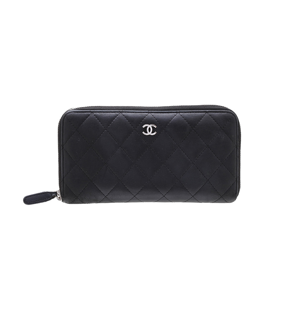 CHANEL BLACK WALLET | VINTAGE PARIS