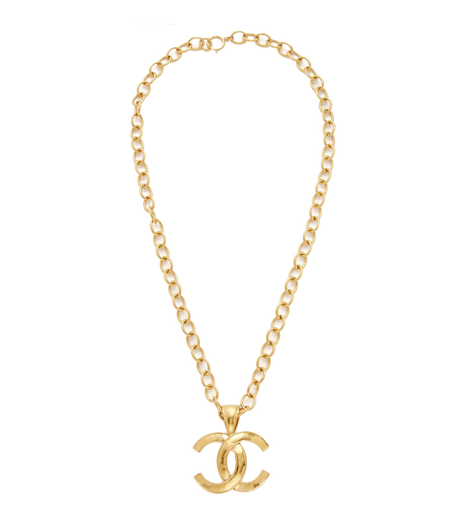 CHANEL GOLD METAL CC NECKLACE | VINTAGE PARIS