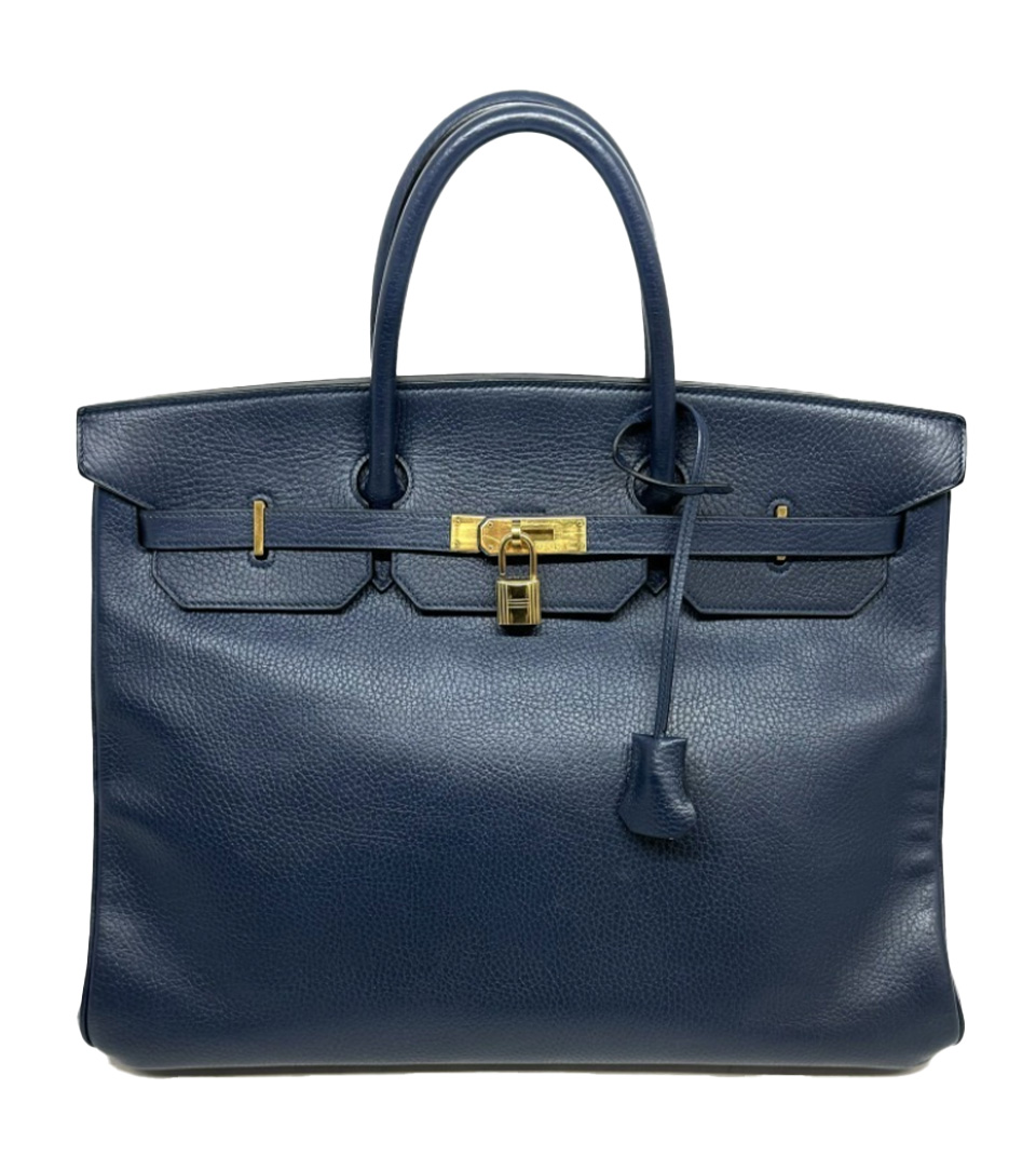 HERMES BIRKIN 40 ARDENNES BLEU ROY | VINTAGE PARIS