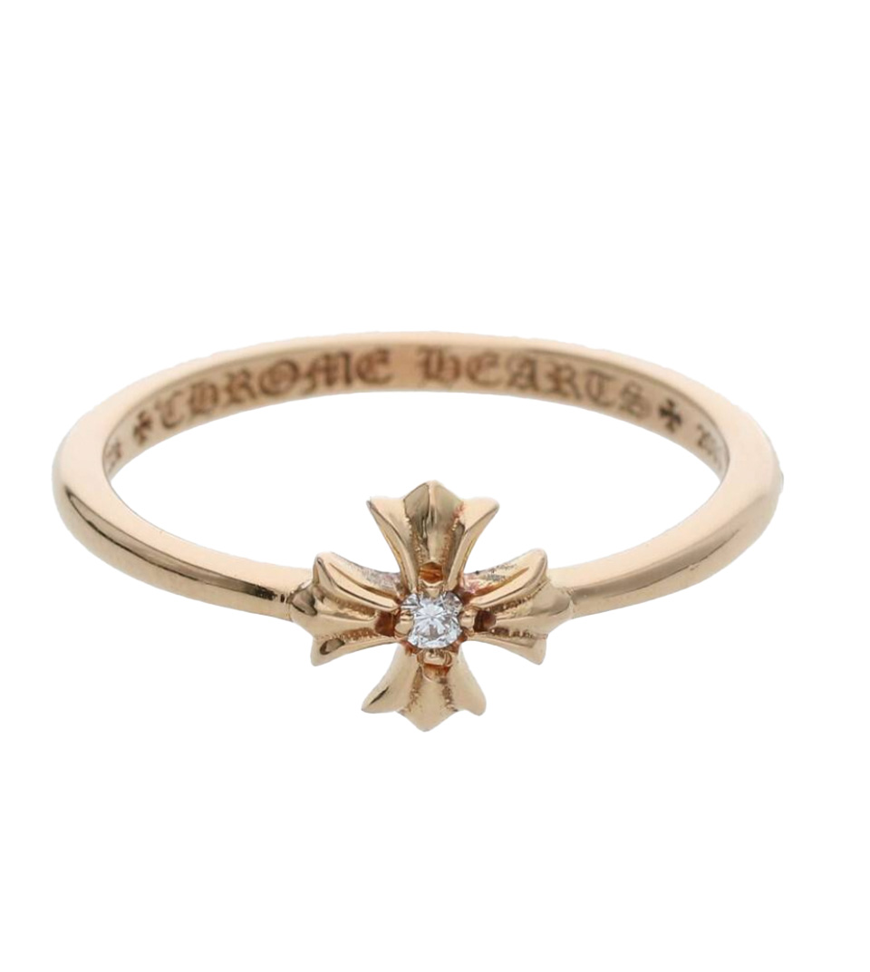 CHROME HEARTS BUBBLGM CH PLS GOLD RING | VINTAGE PARIS